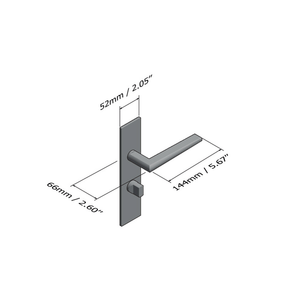 Wedge Lever & Back Plate-Turn & Release